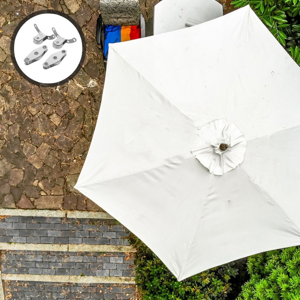 4 Pcs Stainless Steel Pulley Block Outdoor Umbrella Parts Replacement ...