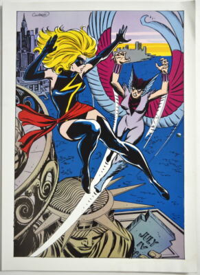 Vintage 1978 MS. MARVEL Pin Up Poster Marvel | eBay