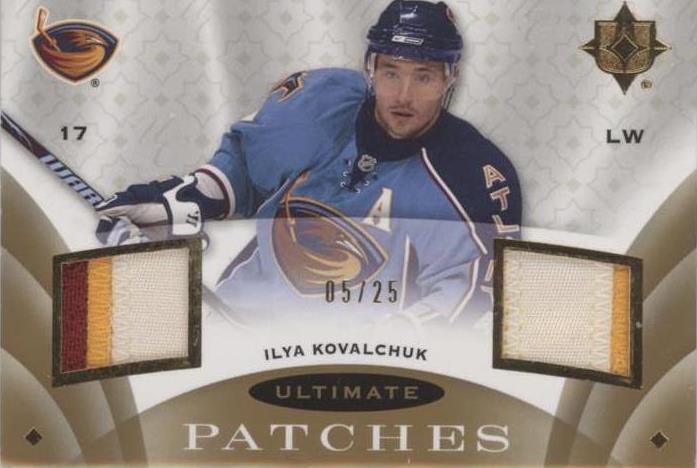 2008-09 Ultimate Collection - Ultimate Jersey Ilya Kovalchuk #UJ-IK ...