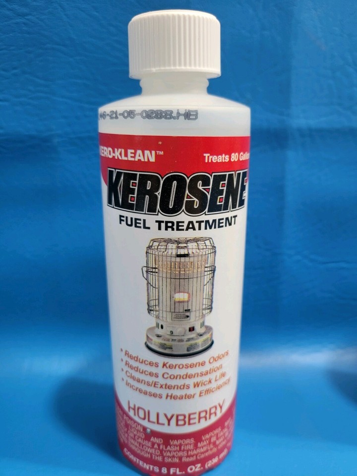 KEROKLEAN 4 BOTTLE HOLLYBERRY SCENT KEROSENE FUEL TREATMENT & WICK ...