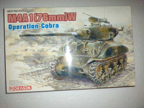 M4A1 (76mm) W Operation Cobra US Army Sherman Dragon 6083 1/35 DML ...