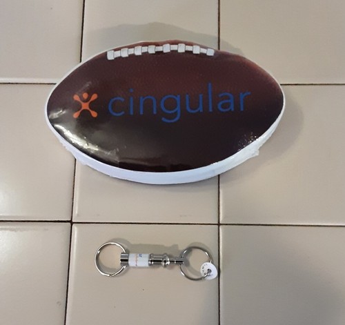 AT&T/ Cingular Wireless Promotional Fleece Blanket T Shirt + Keychain ...