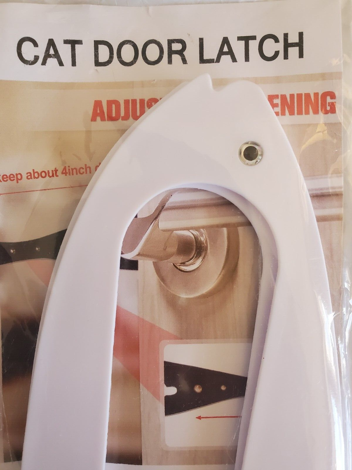 LIBBEPET Cat Door Latch, 2 Pcs Flex Latch Cat Door Holder, Cat Door ...