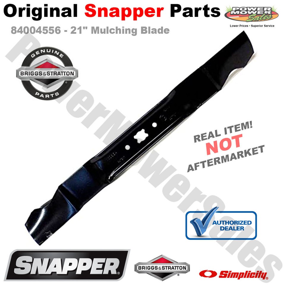 Snapper 21" Mulching Blade for Lawn Mowers / 84004556 | eBay