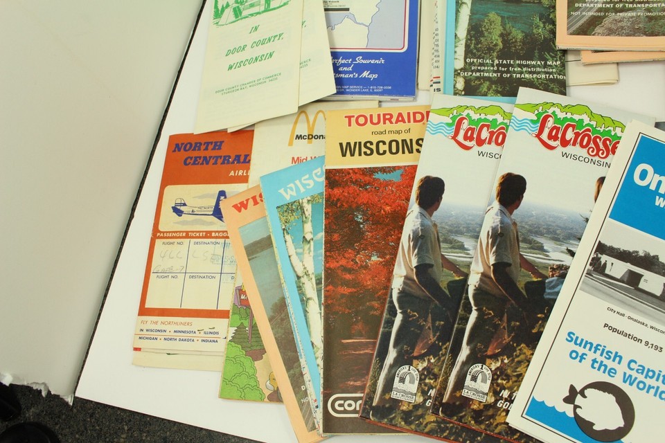 Vintage Wisconsin Travel Maps Brochures Green Bay Packers +++ | eBay