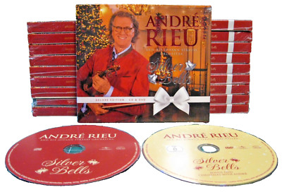 Andre Rieu and Johann Strauss Orchestra: Silver Bells CD + DVD 2022 Christmas 7444754887822 ...