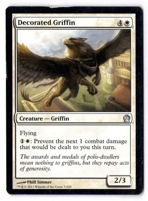 Decorated Griffin HP* Theros ENGLISH 7/249 mtg -UnltdCards | eBay