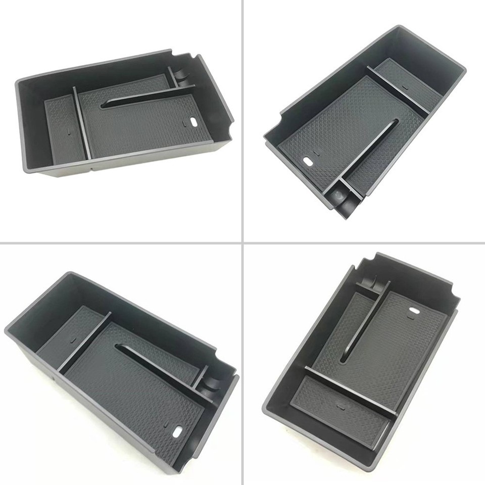 Sleek Black Car Center Console Armrest Storage Tray for Kia K5 2020 ...