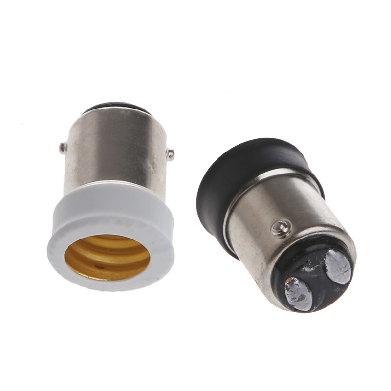 B15 Male to E14 Female Lamp Bulb Socket Light Extender Adaptor ...