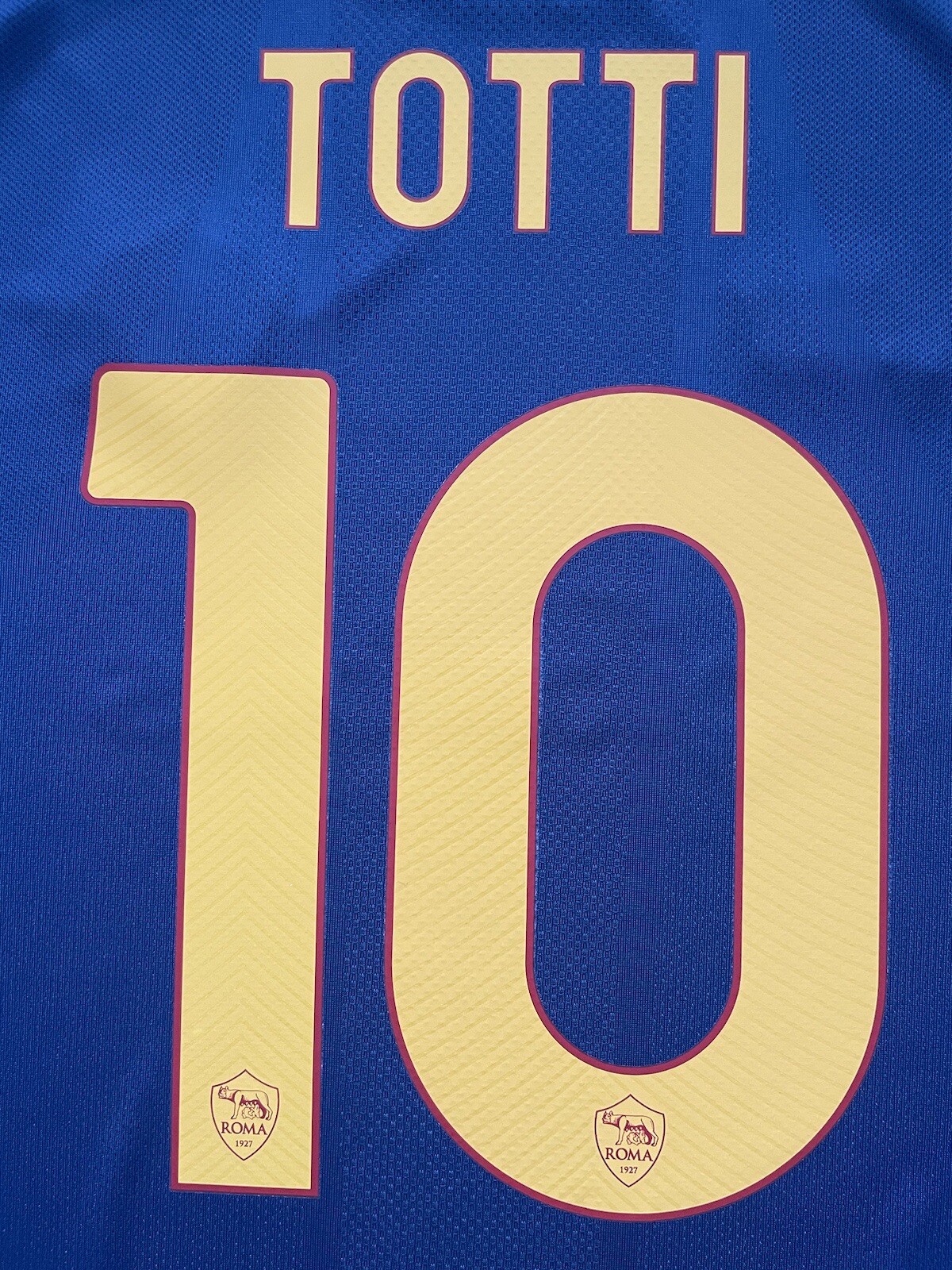 2021/22 AS Roma Fourth Jersey #10 Totti Small New Balance 4th Legend ...