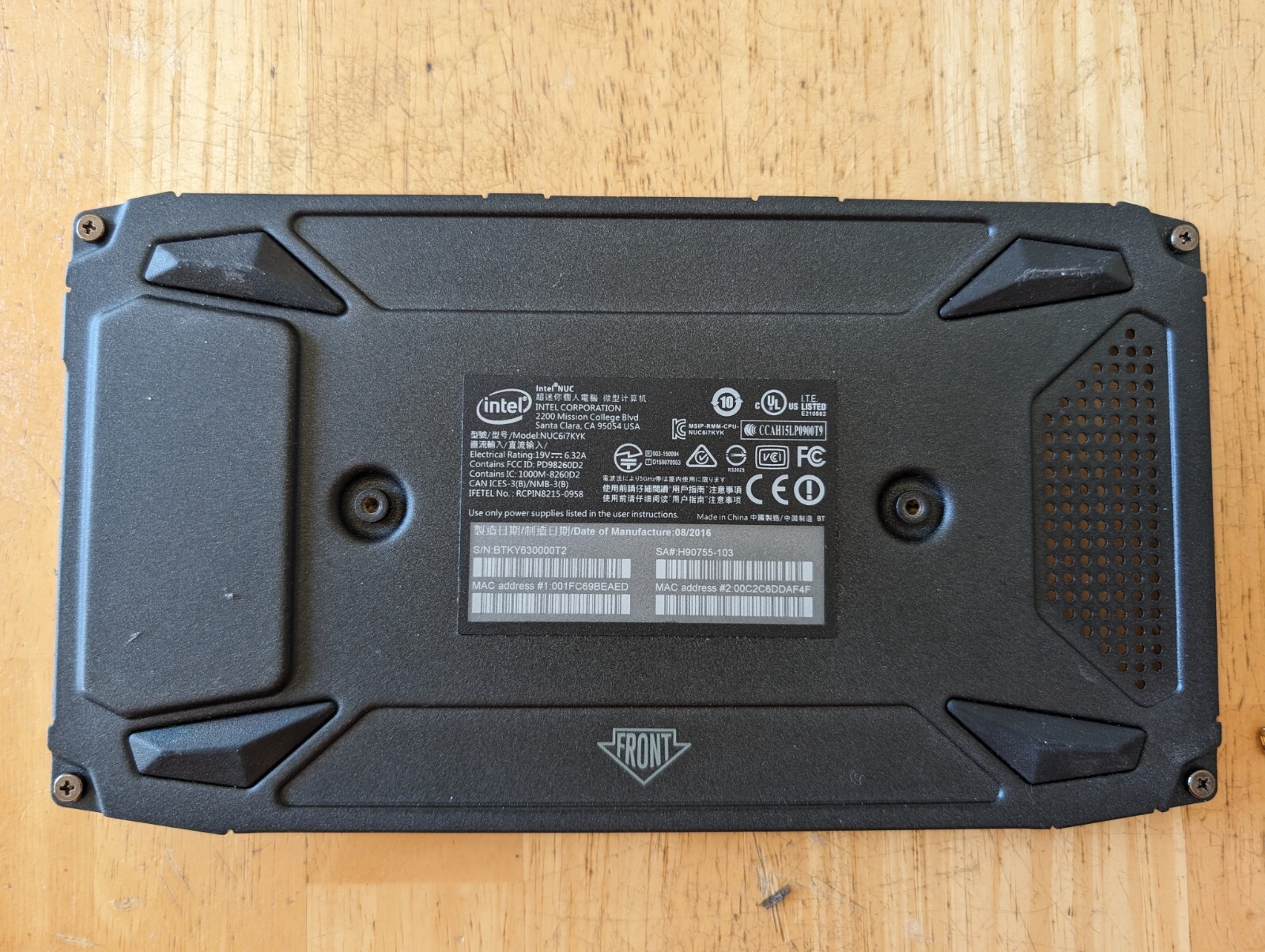 NUC Kit NUC6i7KYK Intel Core i7 6th Gen., 3.50 GHz NUC6i7KYK NO HD 32 ...