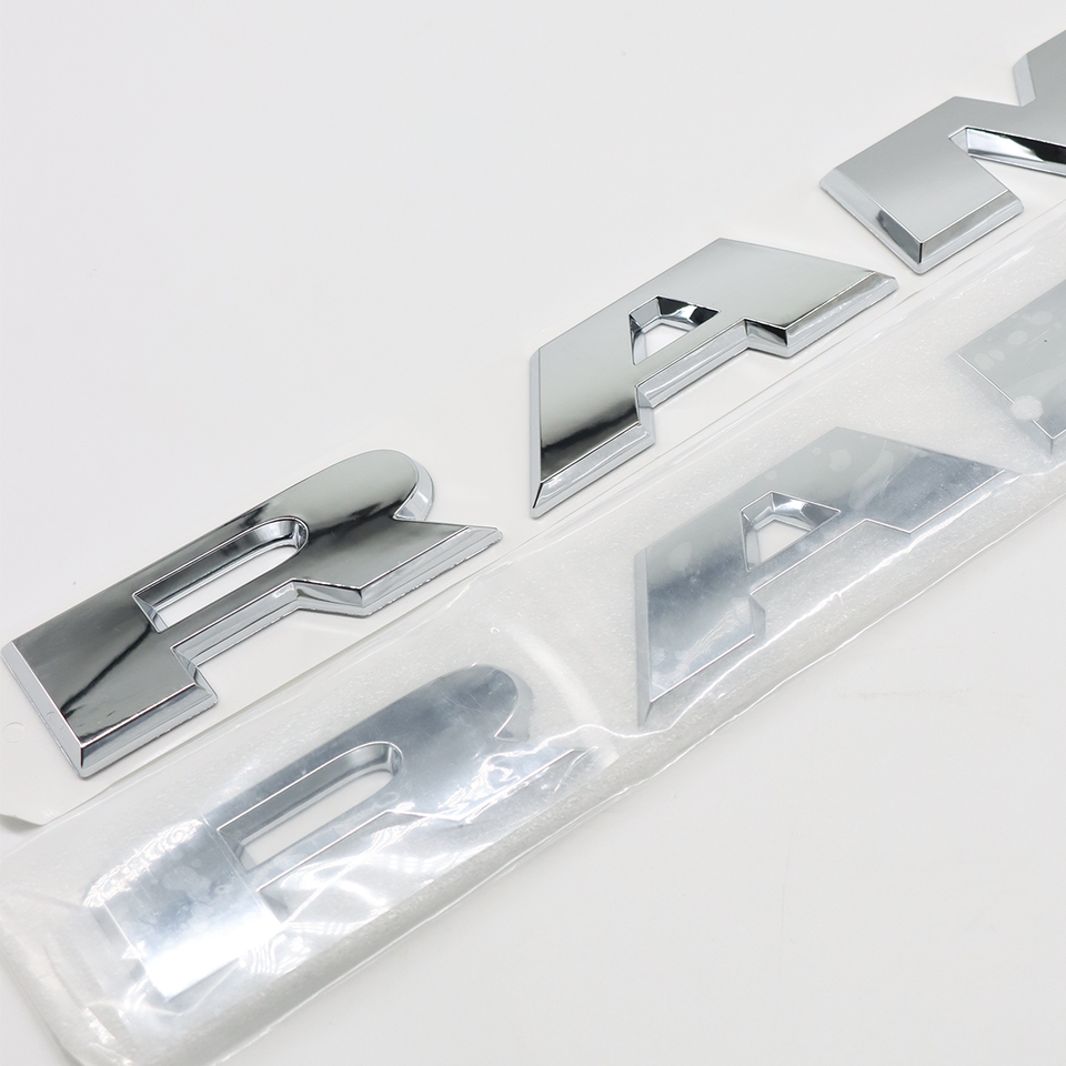 2x Front Door Side Letters Emblem For 2019-2023 RAM 1500 2500 3500 ...