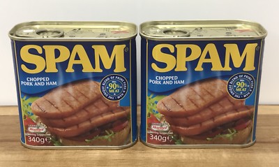 Spam Original - 2 X 340g . Chopped Pork And Ham 90% Meat . Tinned Spam ...