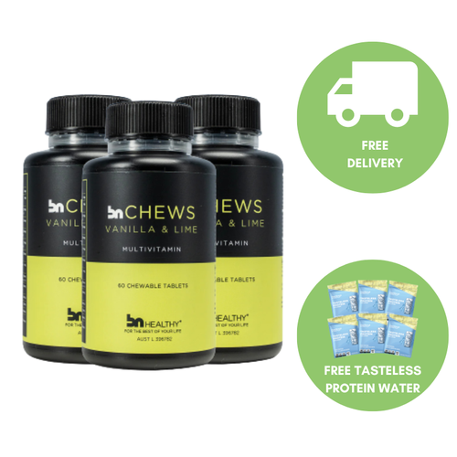 BN Chews - Vanilla & Lime - 3 bottles, FREE POST + FREE Tasteless ...