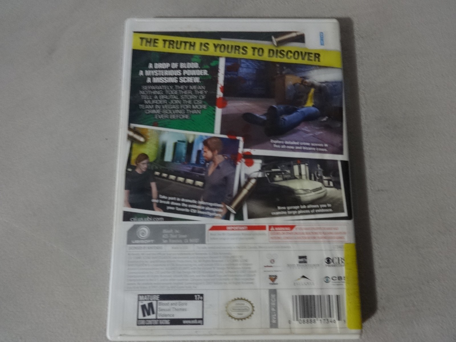 CSI: Hard Evidence - Nintendo Wii Complete Free Ship | eBay