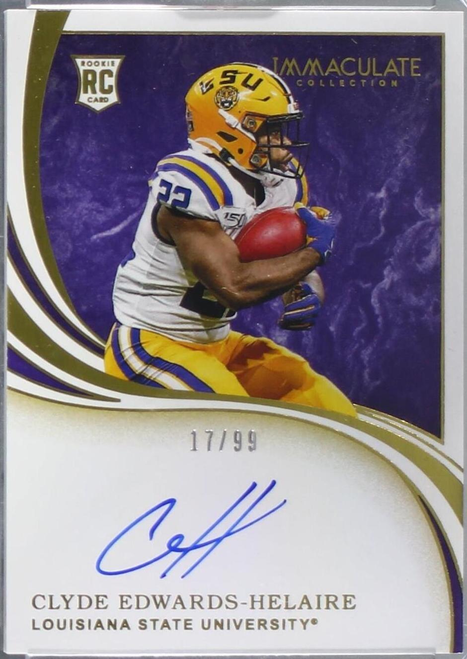 2020 Panini Immaculate Collection Collegiate - Rookie Autographs Clyde ...