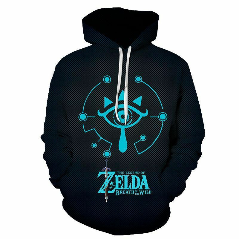 The Legend of Zelda Link 3D Hoodies Breath of the Wild Sweatshirts ...