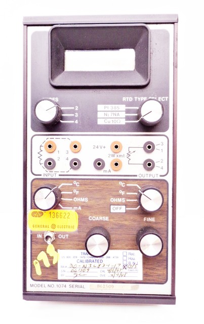 Transmation Model 1074 Rtd/ma Signal Loop Calibrator for sale online | eBay