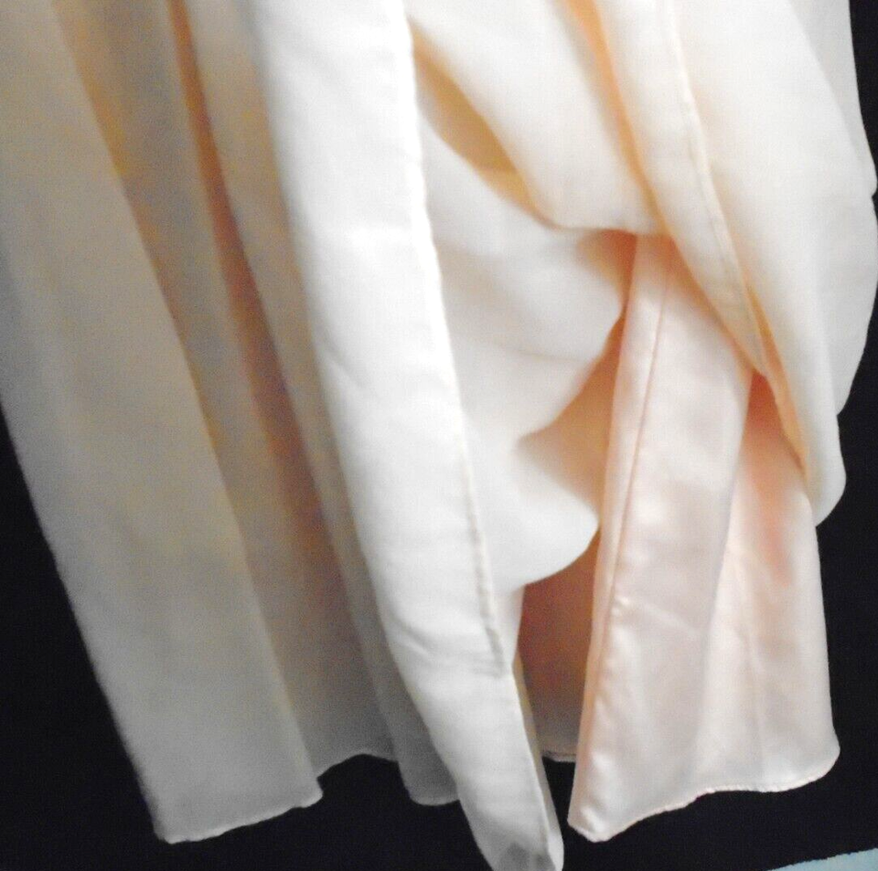 ANTONIO MELANI Dress Sz 8 Sleeveless Lined Cocktail Babydoll Peach Glow ...