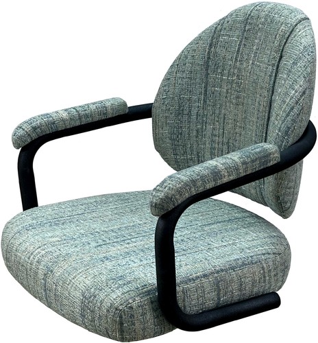 Swivel Extra Tall Metal 34" Stool - M-70 WB - Watusi Aquatint Blue ...