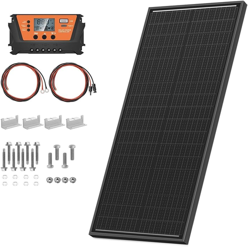 100 Watt Solar Panel Kit 100 Watt 12 Volt Monocrystalline Solar Panels ...