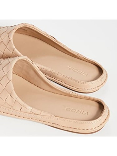 VINCE. Womens Blonde Beige Barely There Heel Freeman Almond Slip On ...