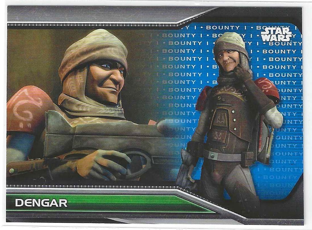 2021 TOPPS STAR WARS BOUNTY HUNTERS BLUE LEVEL 1 #B1-79 DENGAR | eBay