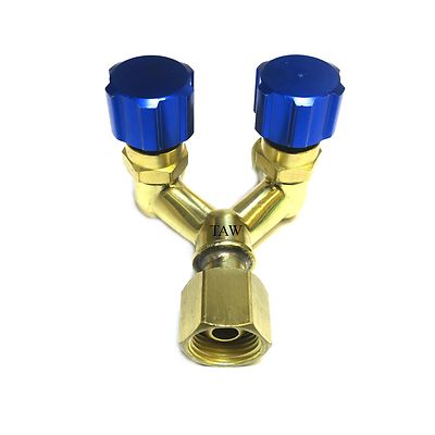 Gas Double Outlet with Y Pieces Adaptor Valves Right Hand OXYGEN ...