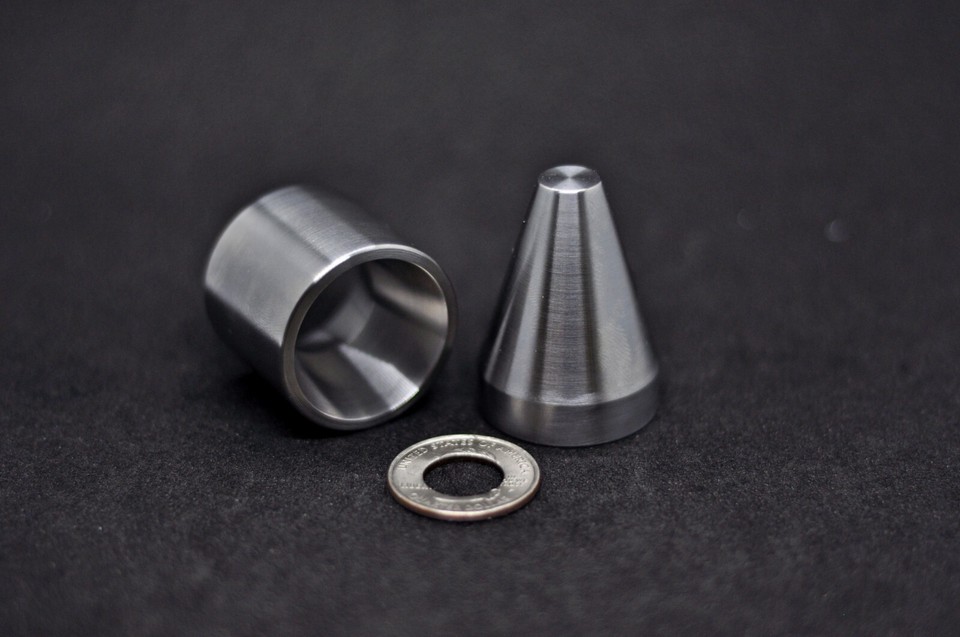 17 Degree 1.0" 1.1" Folding Die and Steel Cone coin ring fold over | eBay