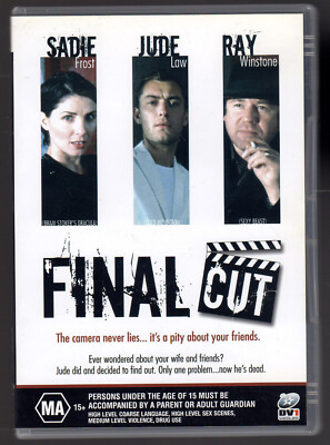 Final Cut (1998) DVD reg.4 - Rare OOP Jude Law Sadie Frost Ray Winstone ...