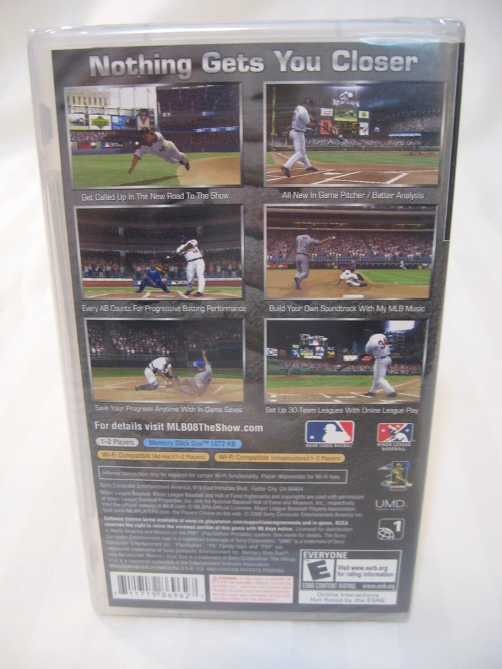 MLB 08: The Show (Sony PSP, 2008) - Brand New Factory Sealed ...