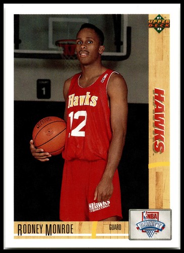 Rodney Monroe #14 1991-92 Upper Deck Hawks B0140A | eBay Australia