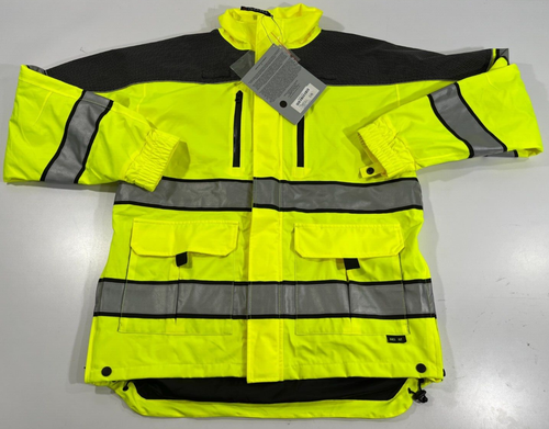 GERBER ECLIPSE SHELL JACKET 70RX-L BBP RESISTANT COAT HIGH VIS YELLOW ...