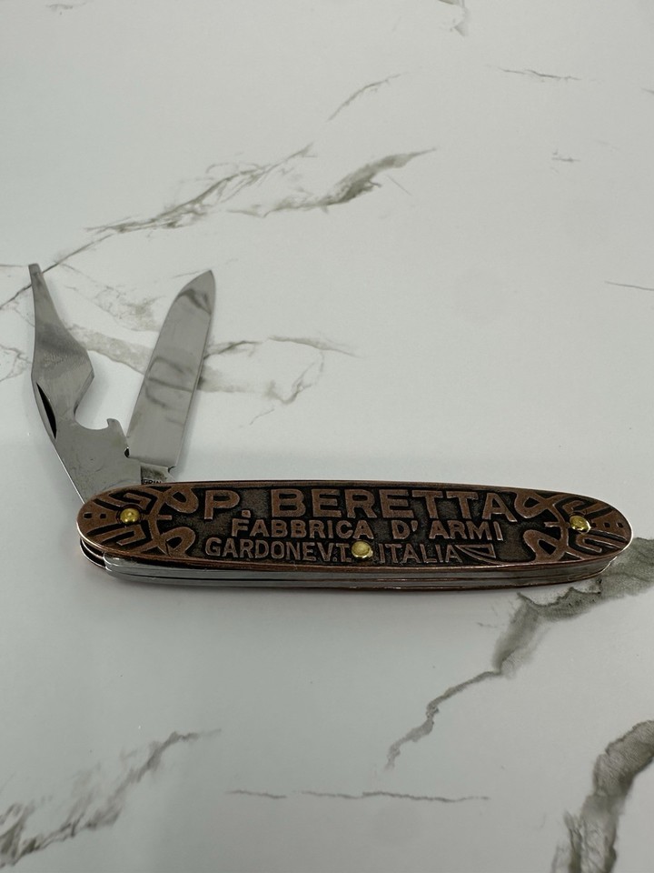 Beretta Coltello Compact Folding Combination Tool Knife 420 Stainless ...