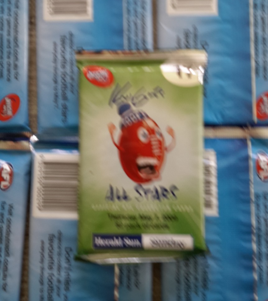 2009 Herald Sun AFL Footy Card Set – Sealed, Numbered Packs 1-17 Sealed ...