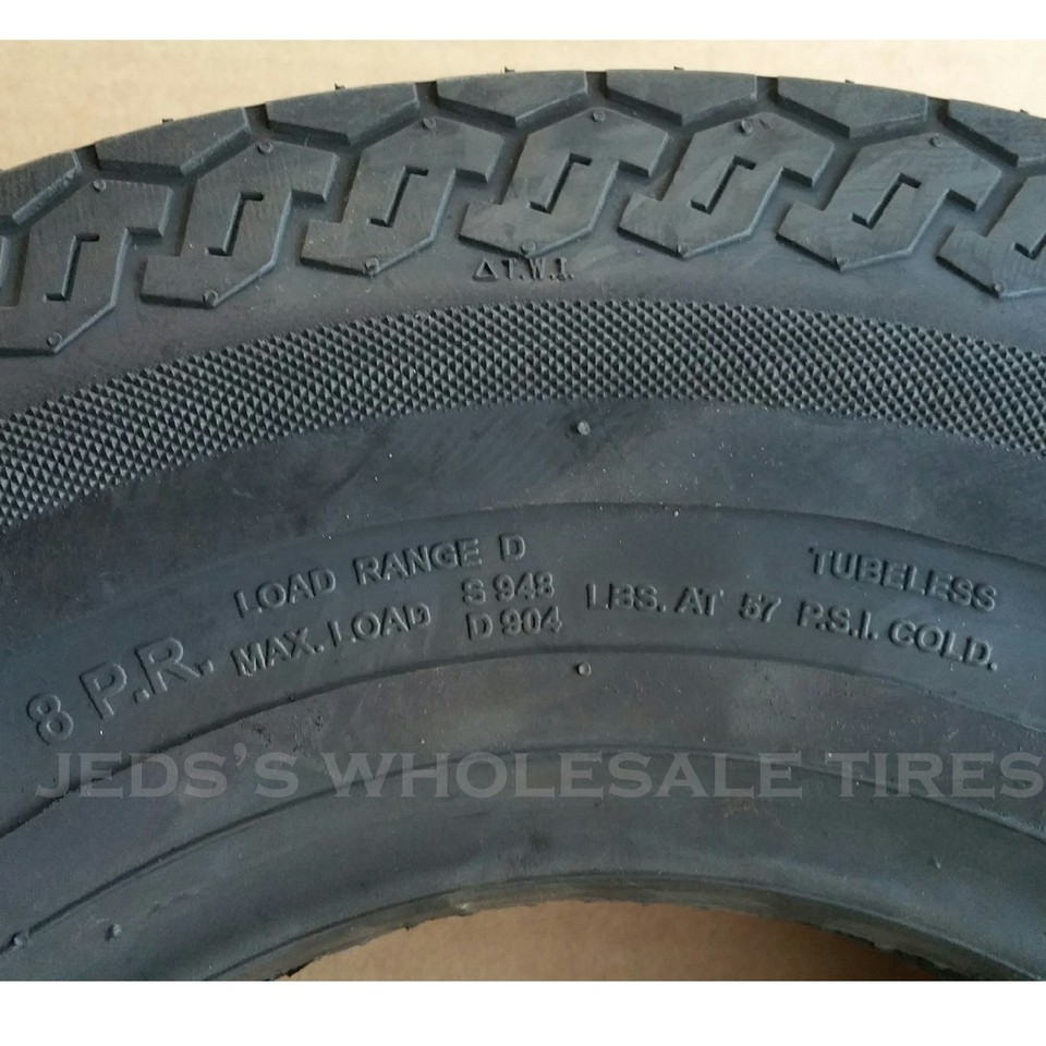 5.00-10 500-10 5.00x10 500x10 Deestone D901 Utility Trailer TIRE 8ply ...