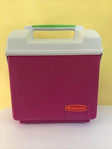 Vintage 90's Rubbermaid Sidekick Mini Cooler Lunch Box Model 2920 | eBay