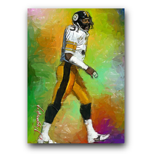 Donnie Shell #4 Art Card Limited 13/50 Edward Vela Signed (Pittsburgh ...