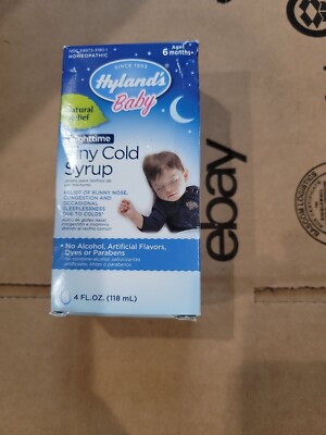Hylands Baby Natural Relief Nighttime Tiny Cold Syrup 4 Fl Oz | eBay