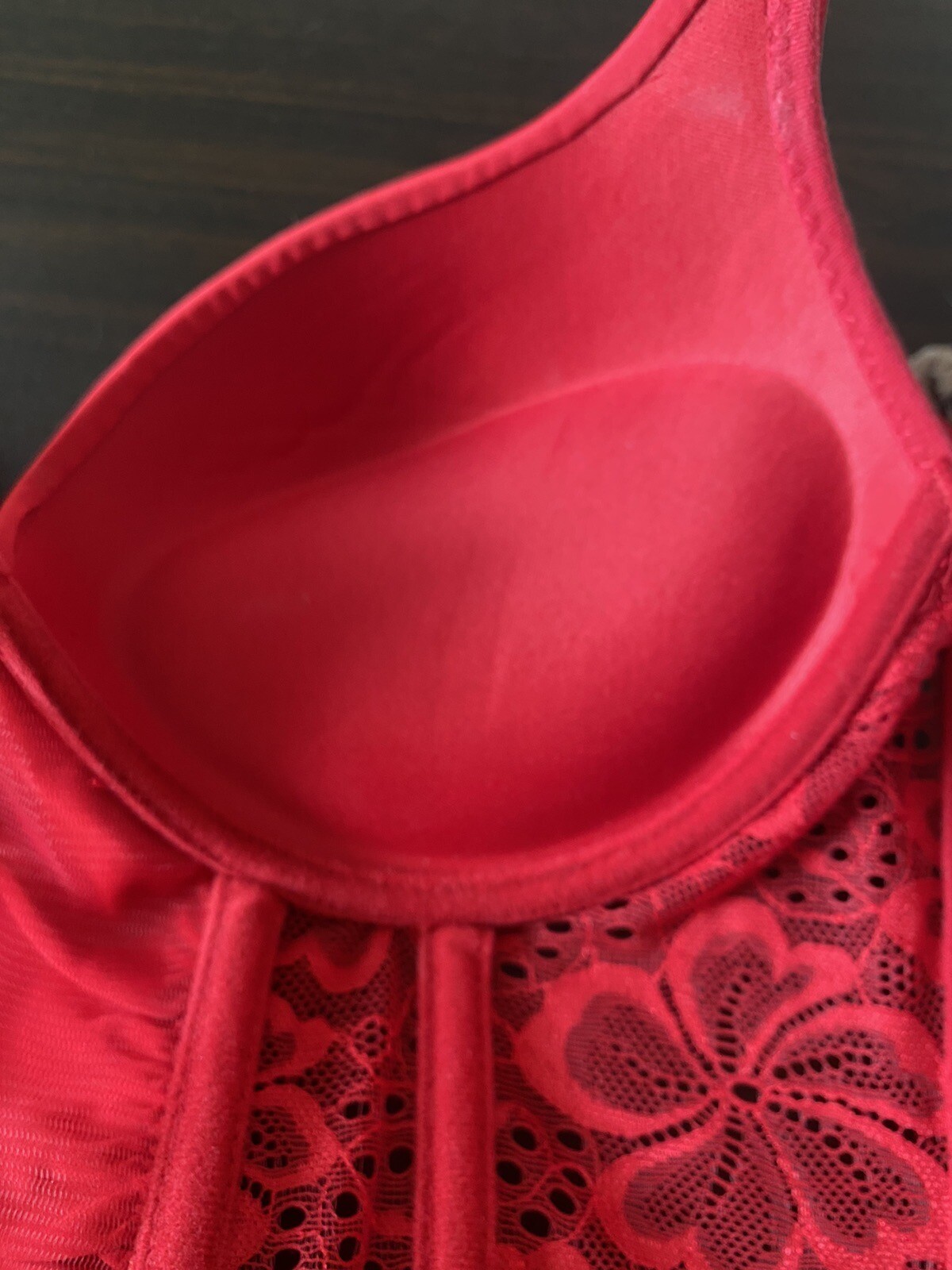 Just Sexy Lingerie, Lacy Red Push-up Corset, Size L | eBay