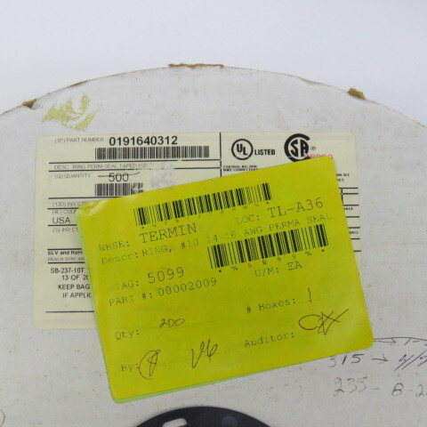 Molex 19164-0312 Qty of 30 per Lot RING No 10 14-16 AWG PERMA SEAL | eBay