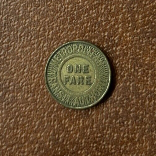 VINTAGE METROPOLITAN TRANSIT AUTHORITY One Train Bus Token Fare MTA | eBay