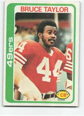 1978 Topps #348 Bruce Taylor EX Excellent 49ers 115238 | eBay