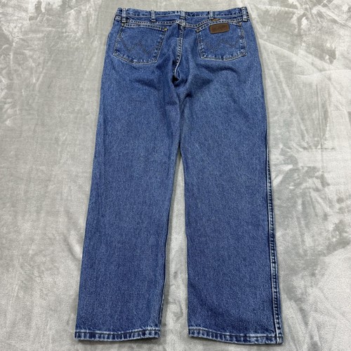 Wrangler Jeans Mens 36x30 Blue Premium Performance Cowboy Cut Regular ...