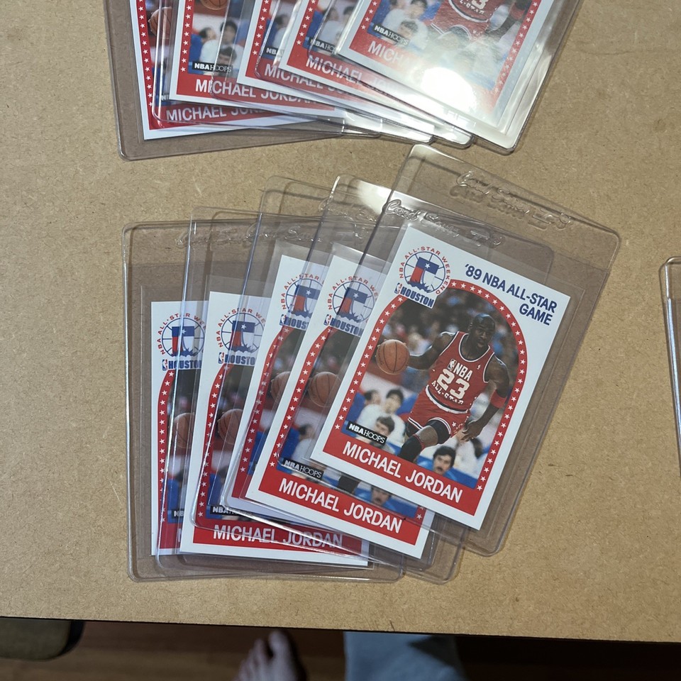 Offer for Investor Lot of (27) 1989 1st yr. Hoops #21 Michael Jordan ...