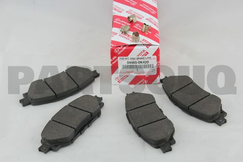 044650K420 Genuine Toyota PAD KIT DISC BRAKE 04465-0K420 | eBay