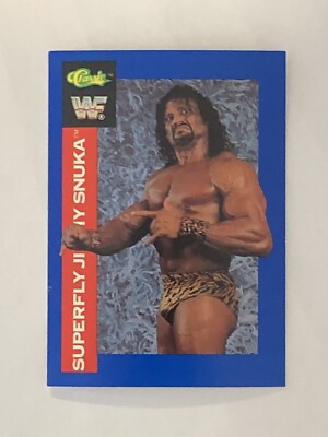 1991 Classic WWF Jimmy Superfly Snuka Card #139 NM-MT WWE HOF | eBay