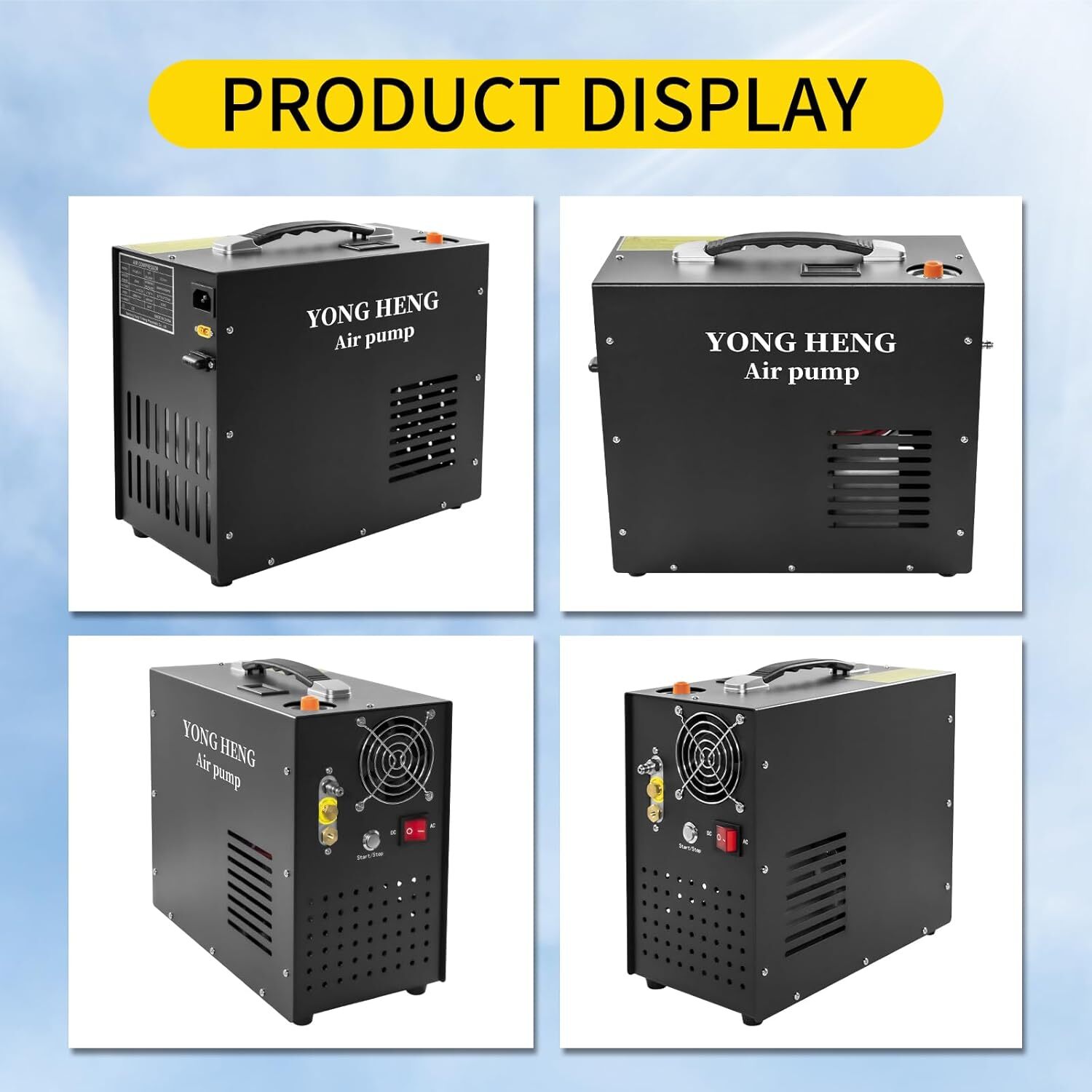 Yong Heng 30MPA 4500PSI High Pressure Air Compressor Auto Stop PCP ...