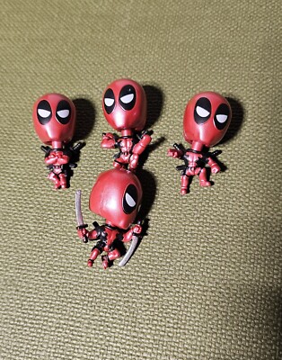Mini Deadpool Big Head Figures | eBay