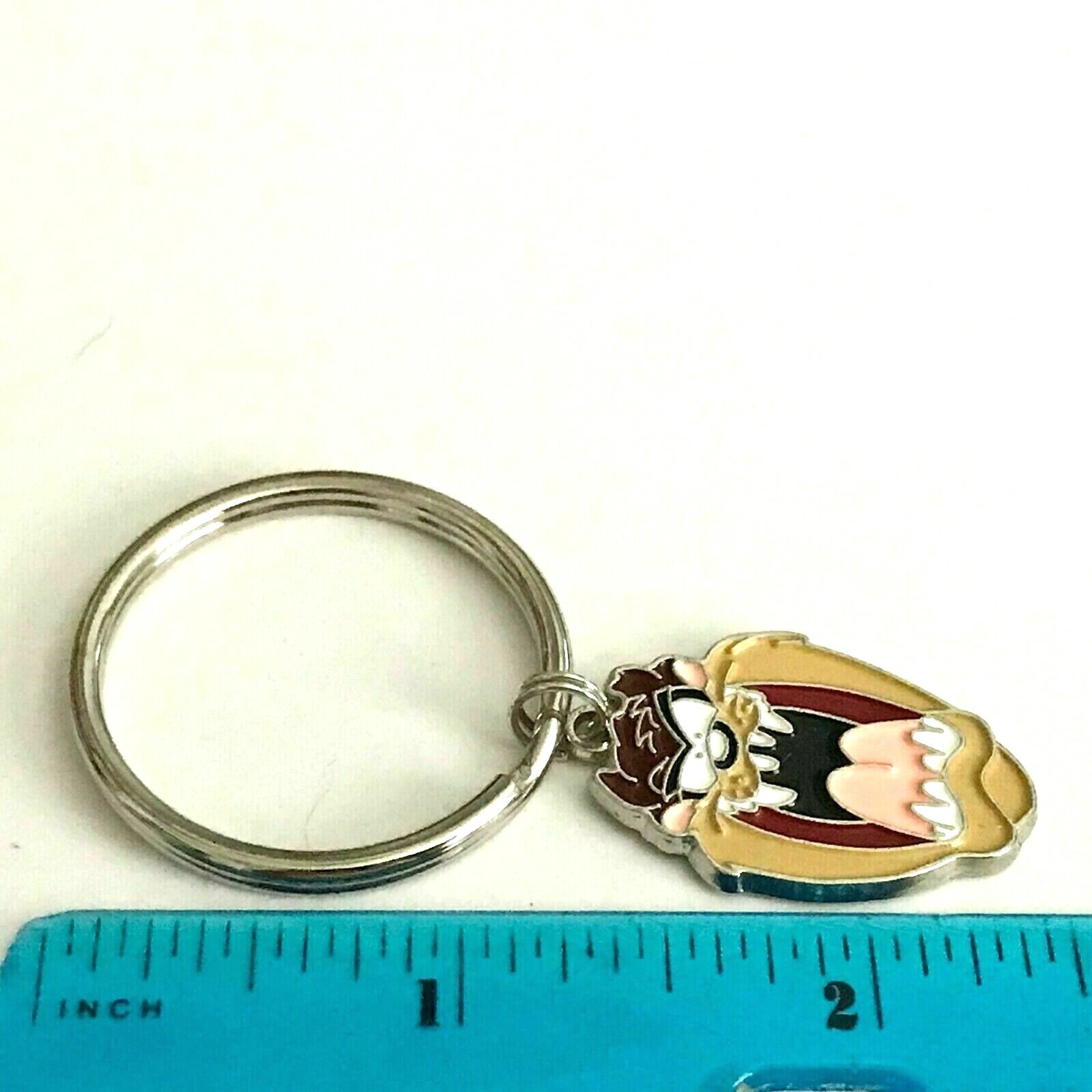 Vintage Taz Tas Tasmanian Devil Keychain Keyring Warner Bros Looney ...